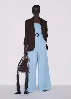 ME+EM Tailored Wide-leg Jumpsuit With Belt