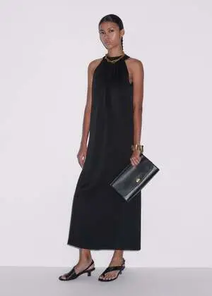 ME+EM Halterneck Shift Maxi Dress