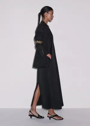 ME+EM Halterneck Shift Maxi Dress