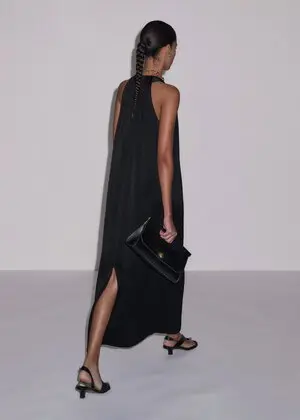 ME+EM Halterneck Shift Maxi Dress