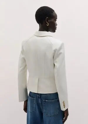 ME+EM Fitted Utility Jacket - Ivory