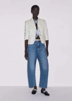ME+EM Fitted Utility Jacket - Ivory