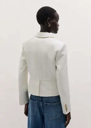 ME+EM Fitted Utility Jacket - Ivory