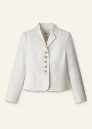 ME+EM Fitted Utility Jacket - Ivory