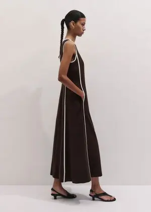 ME+EM Creaseless Linen Maxi Dress