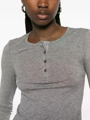 SAMSOE SAMSOE Buttoned Long-sleeve Top