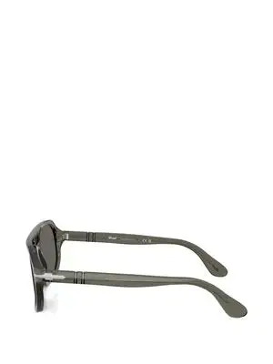 Persol Pilot Frame Sunglasses With Tinted Lenses - Grey