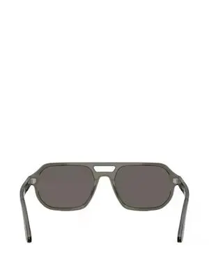 Persol Pilot Frame Sunglasses With Tinted Lenses - Grey