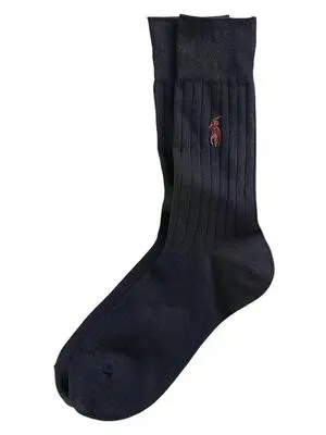 Polo Ralph Lauren Embroidered Logo Socks - Blue
