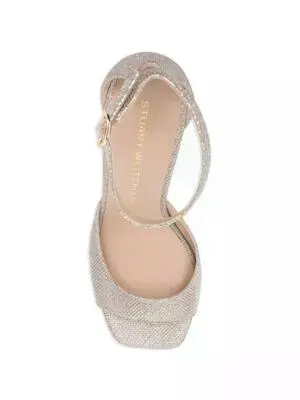 STUART WEITZMAN Nudistia Ankle-strap Sandals - Neutrals