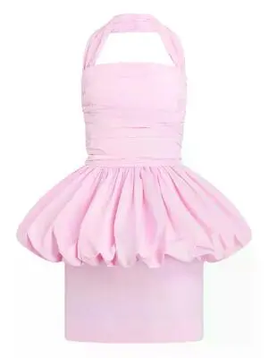 PATOU Halterneck Mini Dress - Pink
