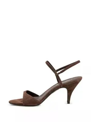 Jeffrey Campbell Calla Suede Sandals - Brown