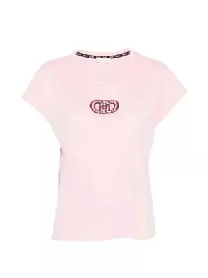 Liu Jo Embellished Round-neck T-shirt - Pink