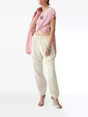 Liu Jo Embellished Round-neck T-shirt - Pink