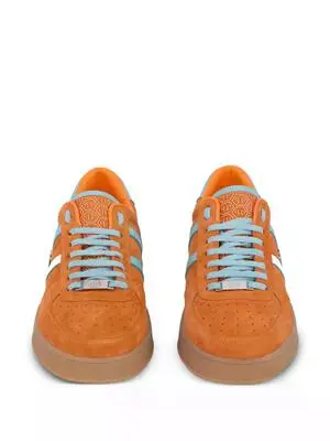 Philipp Plein Striped Suede Sneakers