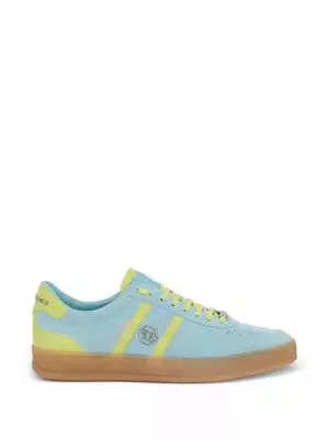 Philipp Plein Stripe Logo Sneakers - Blue