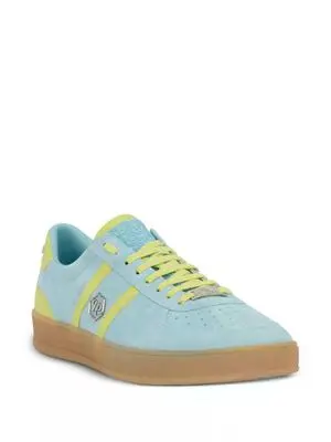 Philipp Plein Stripe Logo Sneakers - Blue