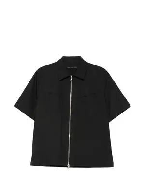 LOW BRAND Zip Pocket Shirt - Black