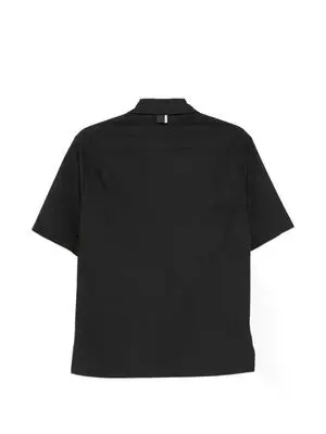LOW BRAND Zip Pocket Shirt - Black