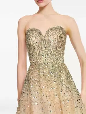 Elie Saab Stud-embellished Maxi Dress
