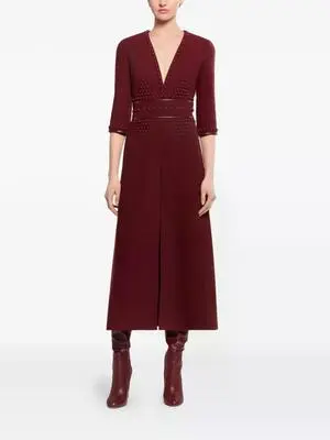 Elie Saab Stud-embellished Midi Dress