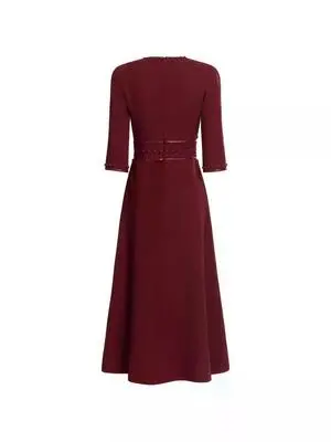 Elie Saab Stud-embellished Midi Dress