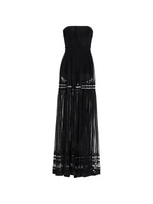 Elie Saab Strapless Maxi Dress