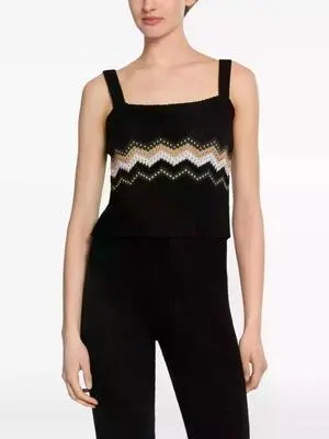 Elie Saab Stud-embellished Knit Top