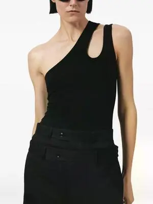 BETTTER One-shoulder Tank Top - Black
