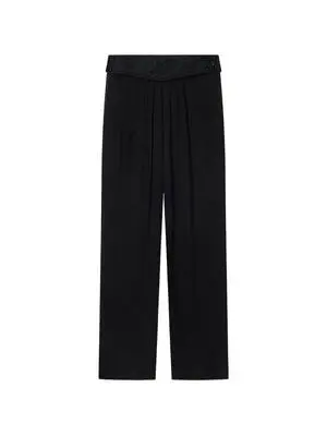 Isabel Marant Étoile Guylene Guipure-lace Textured Trousers - Black