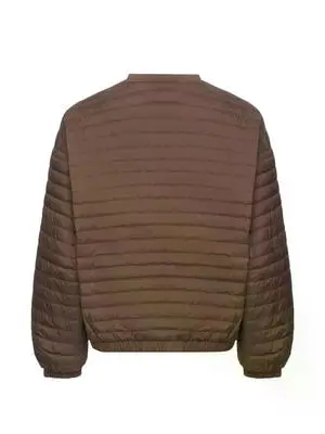 MOORER Zip-up Puffer Jacket - Brown
