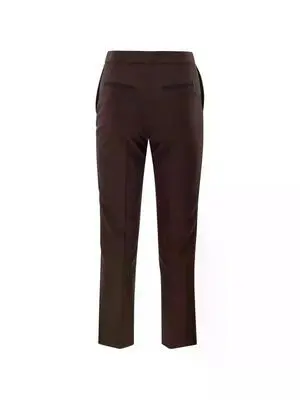 Elisabetta Franchi Straight-leg Trousers - Brown