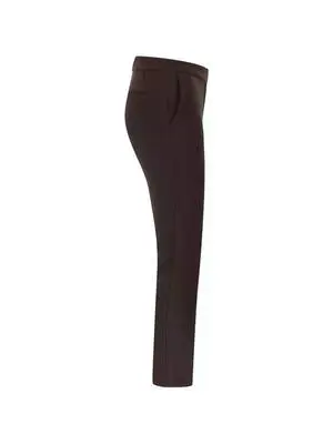 Elisabetta Franchi Straight-leg Trousers - Brown