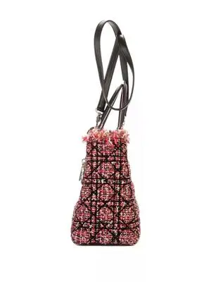 Dior Lady Two-way Handbag - Pink