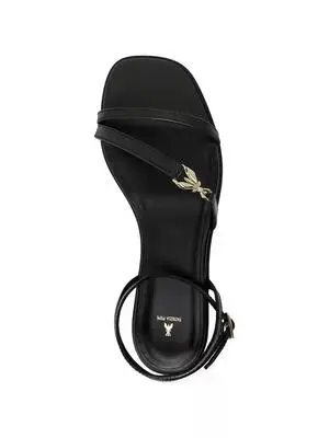 Patrizia Pepe Leather Sandals - Black