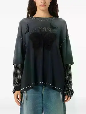Blumarine Butterfly-print T-shirt