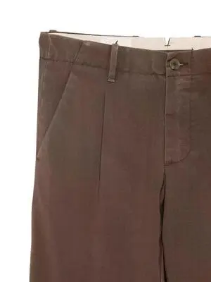 MYTHS Pleated Trousers - Brown