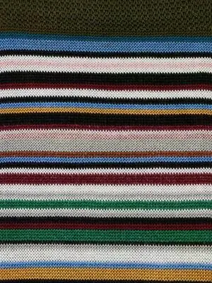 Paul Smith Striped Ribbed Socks - Green