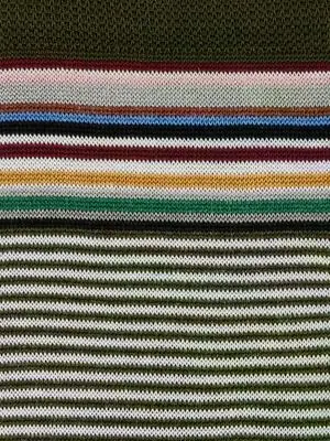 Paul Smith Striped Ribbed Socks - Green