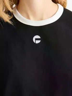 Fusalp Tanixa Contrast-trim Logo T-shirt - Black