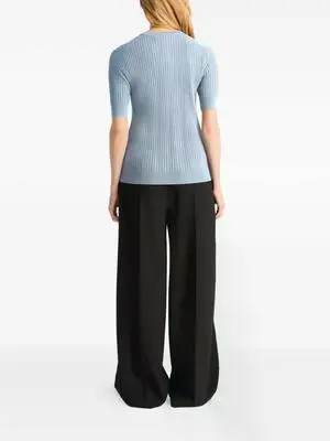 Fusalp Jadou Ribbed Short-sleeves T-shirt - Blue