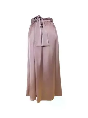 Marella Tie Waist Asymmetric Hem Skirt
