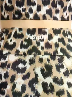 Fusalp Biarris Leopard-pattern Leggings - Neutrals