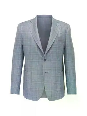 MAURIZIO BALDASSARI Checked Single-breasted Blazer