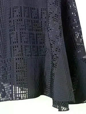 Fendi Lace-panelled Skirt