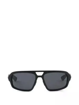 Prada Linea Rossa Rectangle Sunglasses Black