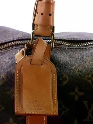 LOUIS VUITTON Keepall 55 Monogram Canvas Travel Bag - Brown