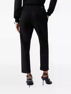Liu Jo Cuffed Elasticated Trousers - Black