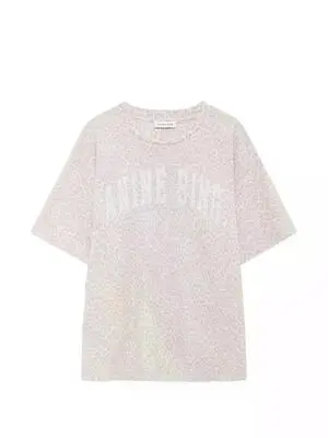 ANINE BING Cade Leopard-print T-shirt - Neutrals