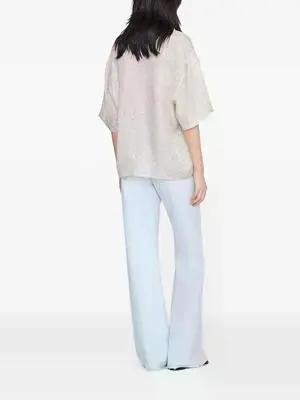 ANINE BING Leopard-print Shirt